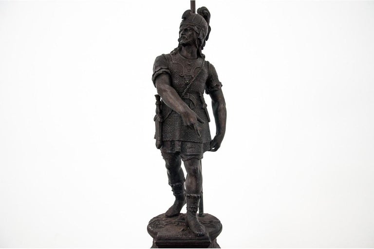 Lamp with a Knight, France, circa 1940 at 1stDibs | knight lamp