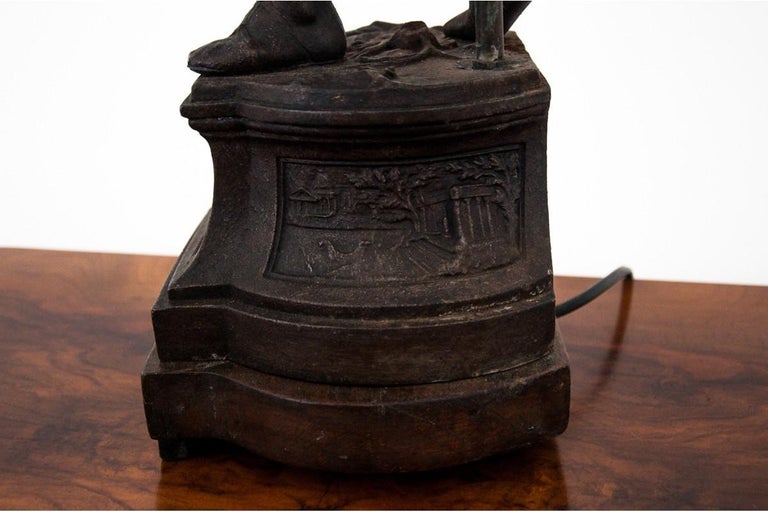 Lamp with a Knight, France, circa 1940 at 1stDibs | knight lamp