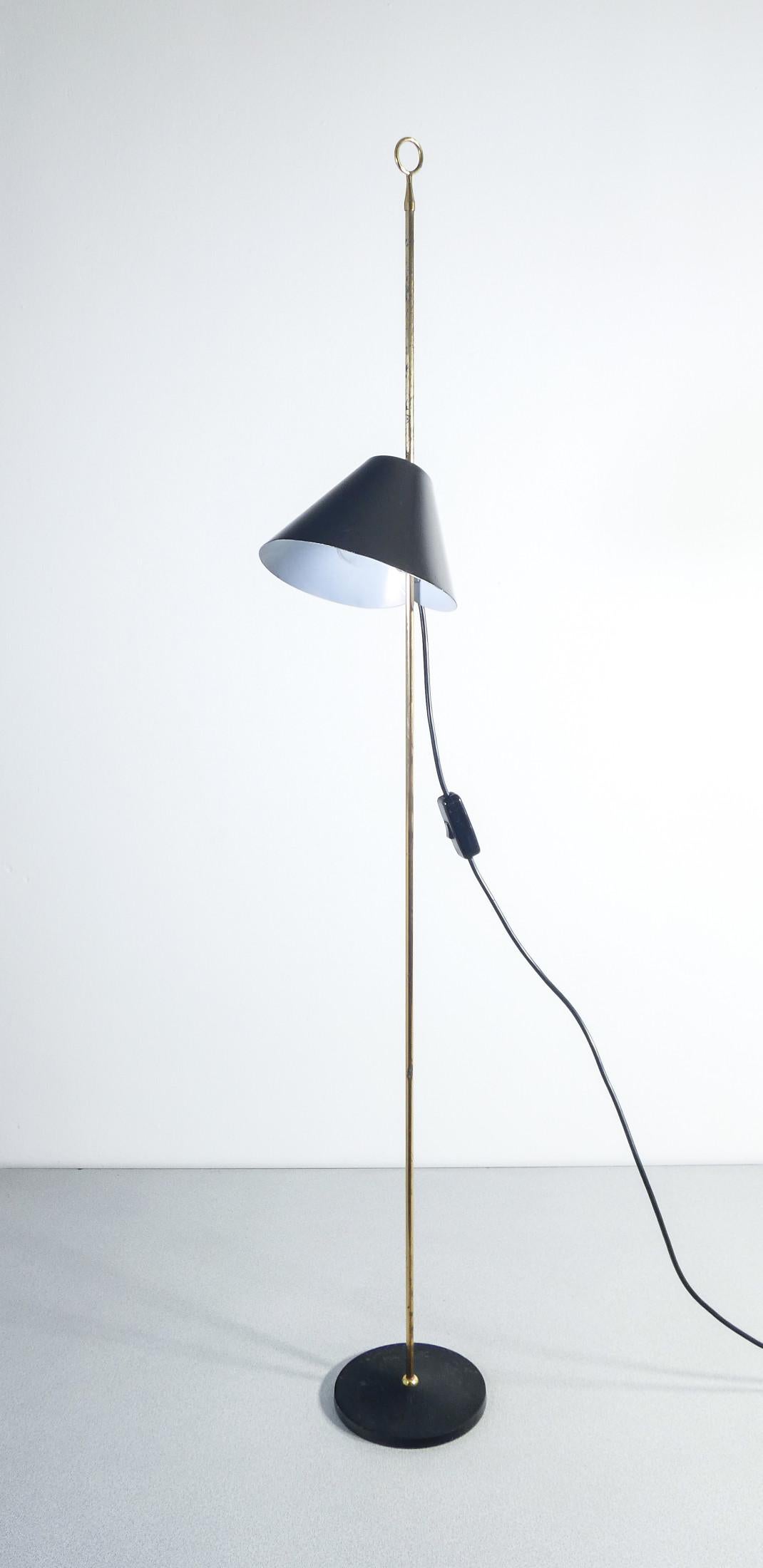 LTe4 Monachella floor lamp design Luigi CACCIA DOMINIONI for Azucena. 1953 For Sale at 1stDibs