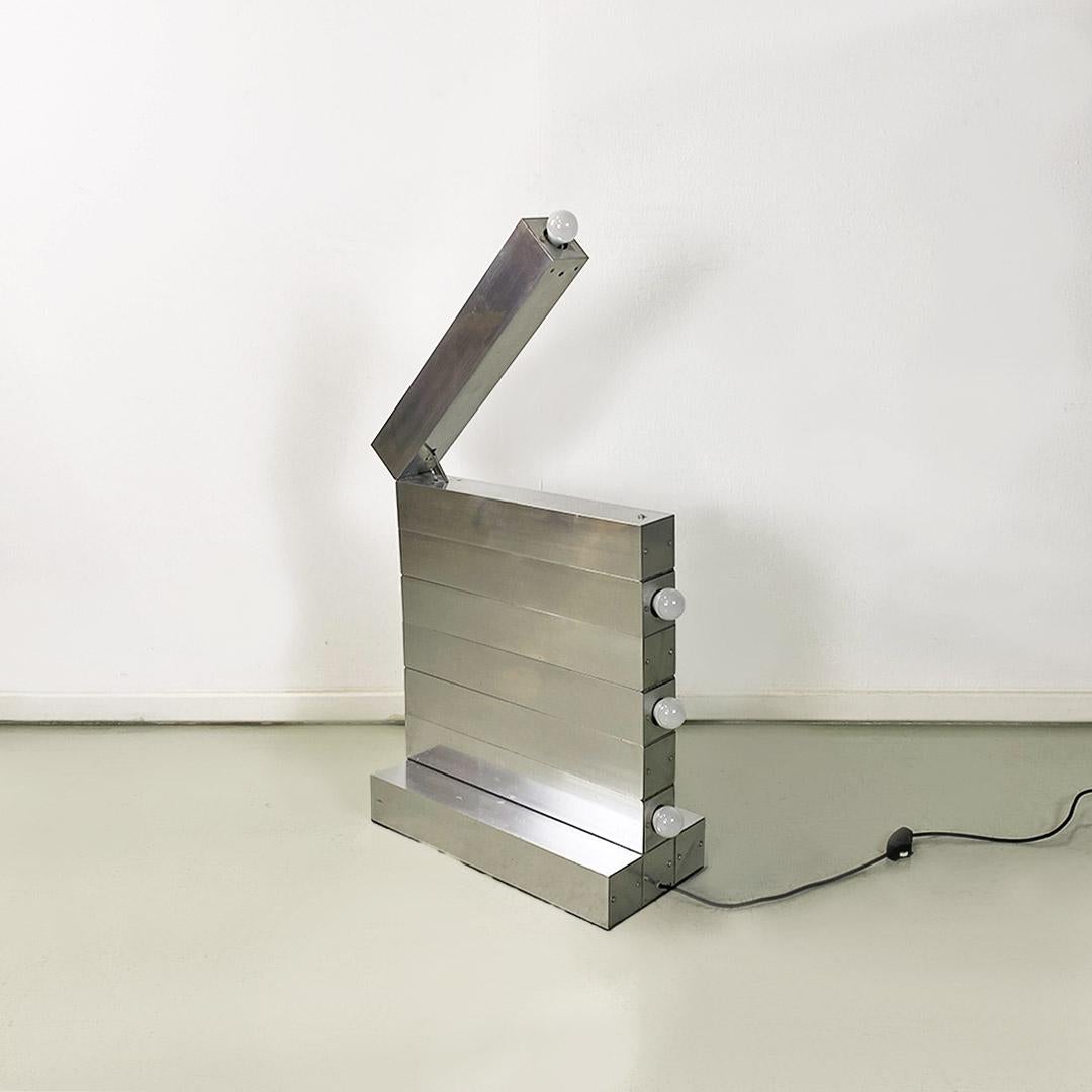 Steel 8-light floor or table lamp by Obor Illuminating, 1970s For Sale ...