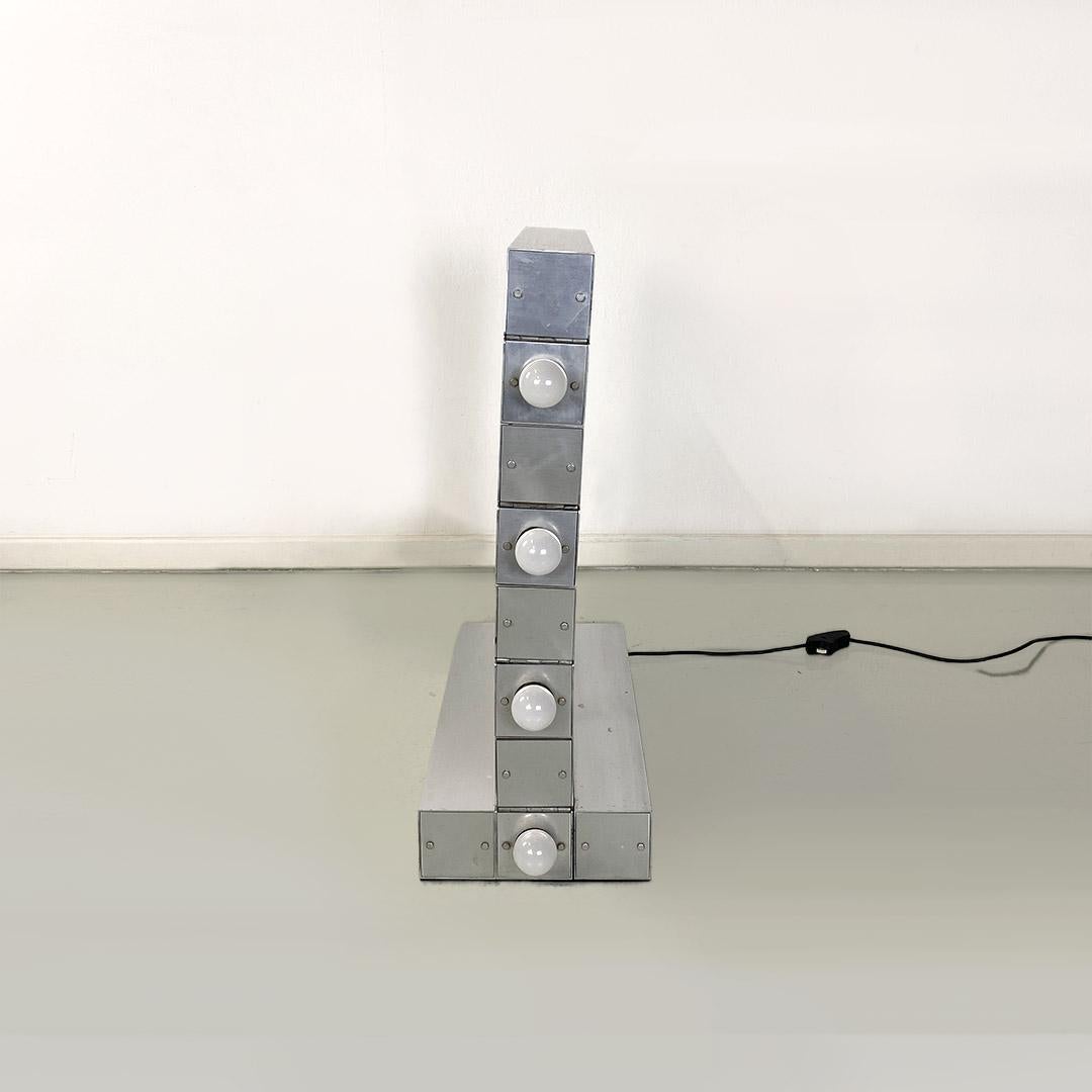 Steel 8-light floor or table lamp by Obor Illuminating, 1970s For Sale ...