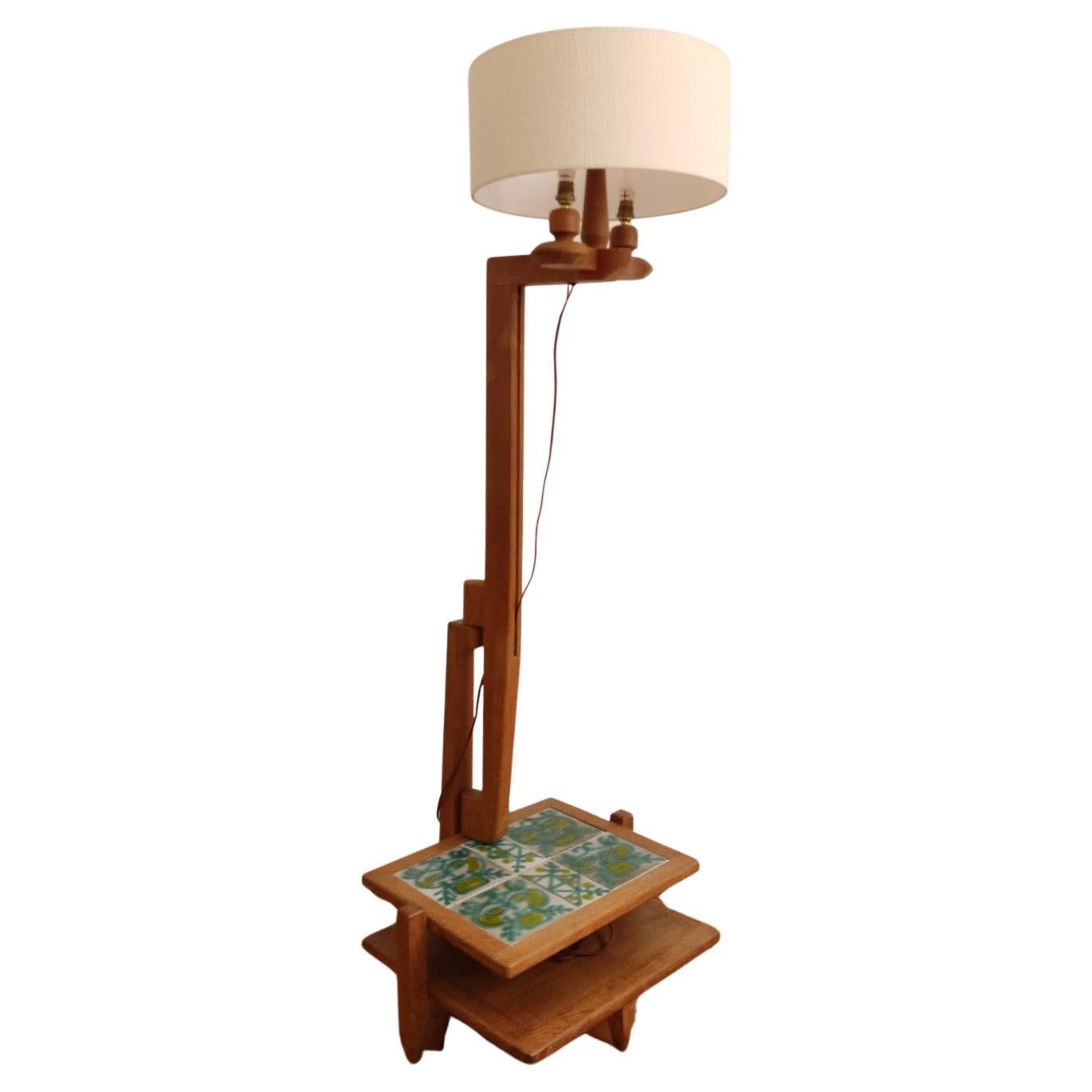 Guillerme and Chambron French Floor Lamp For Sale at 1stDibs