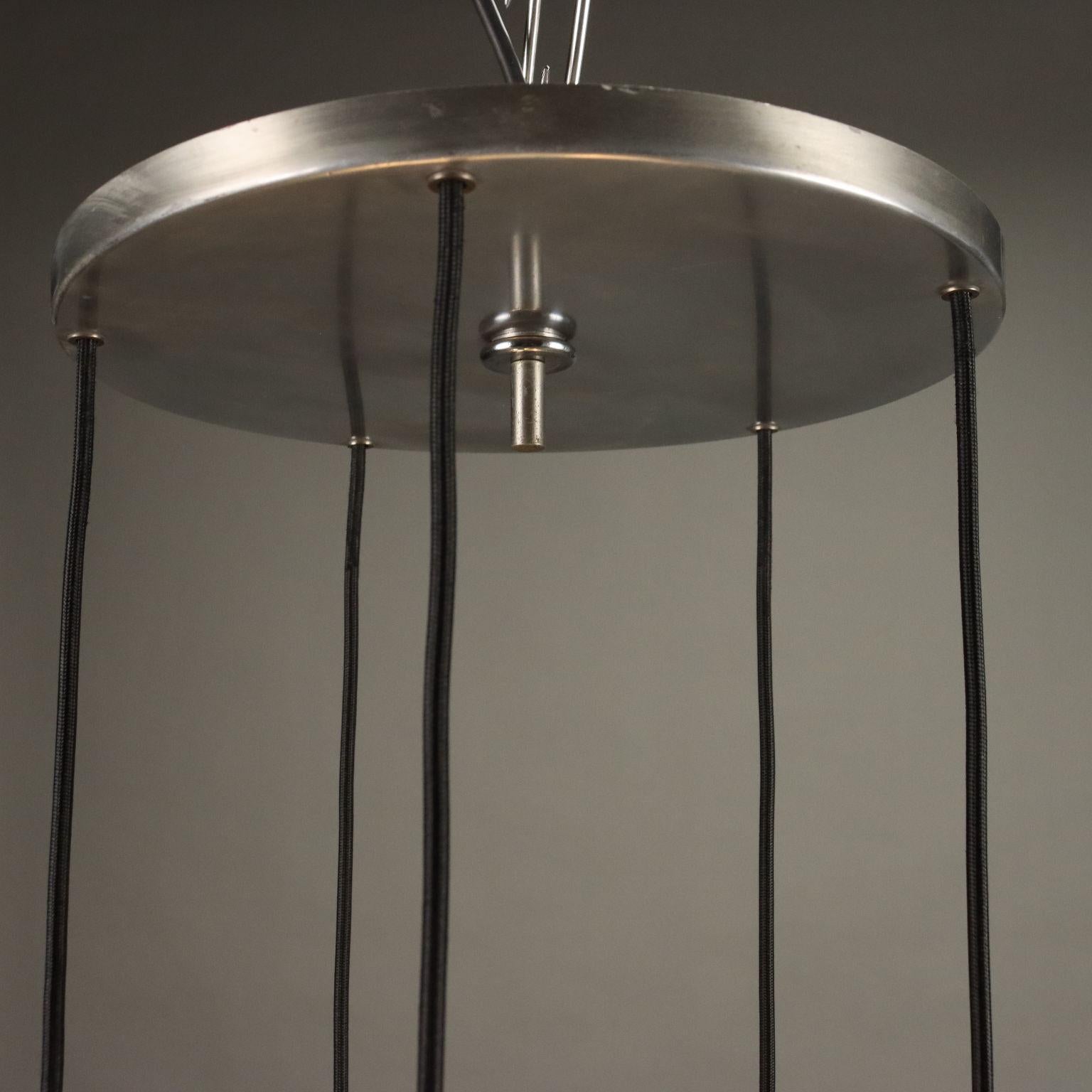 Chandelier with five pendants 1970s For Sale at 1stDibs