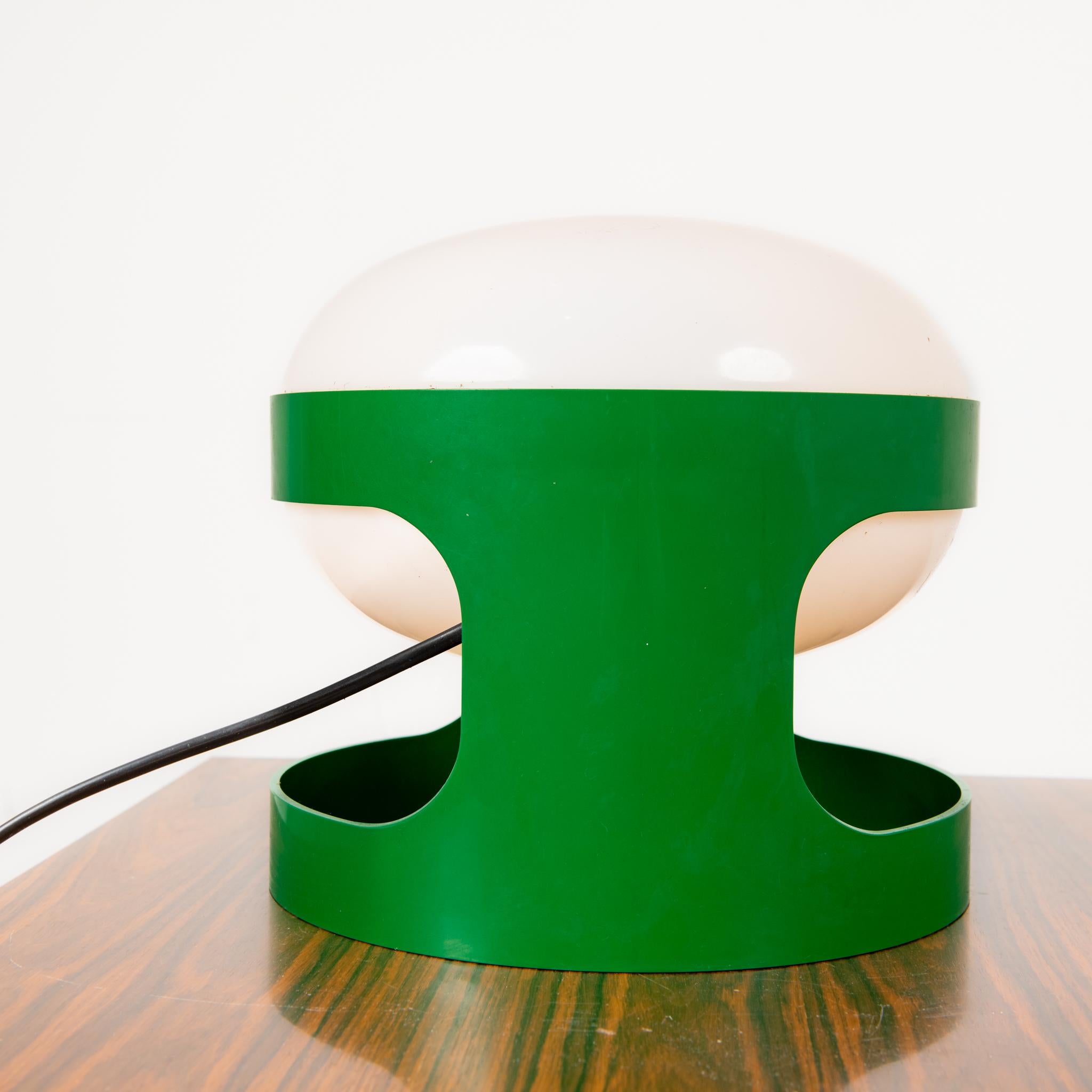 Lampe"KD 27" de Joe Colombo éditions Kartell de 1967, base en ABS vert ...