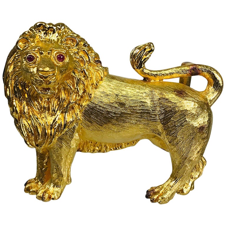 Lana Marks Gold Plated Sterling Silver Vermeil Zodiac Collection Leo ...