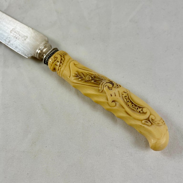 Landers, Frary and Clark Celluloid Ivory Handled Tableware Cutlery – 30 ...