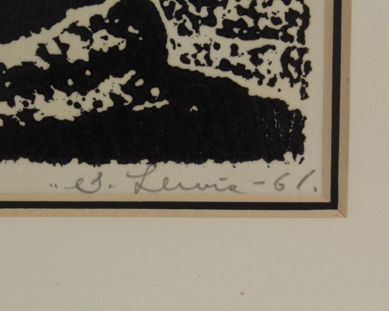 Landscape, a Mid-Century Modern Lithographic Print on Paper by Stanley ...