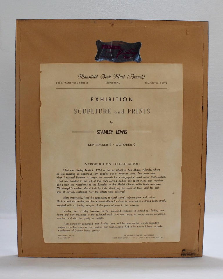 Landscape, a Mid-Century Modern Lithographic Print on Paper by Stanley ...