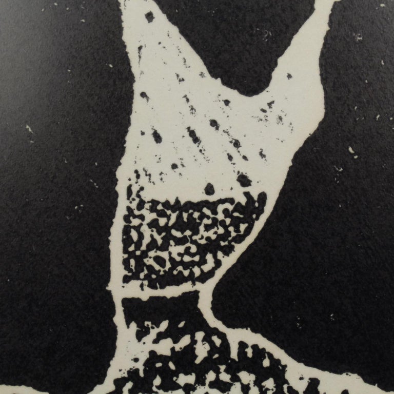 Landscape, a Mid-Century Modern Lithographic Print on Paper by Stanley ...