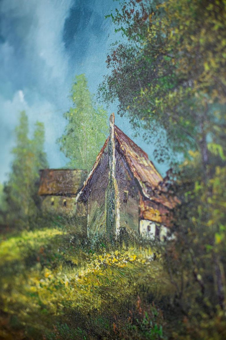 Landscape in an Oak Frame, after circa 1945 For Sale at 1stDibs