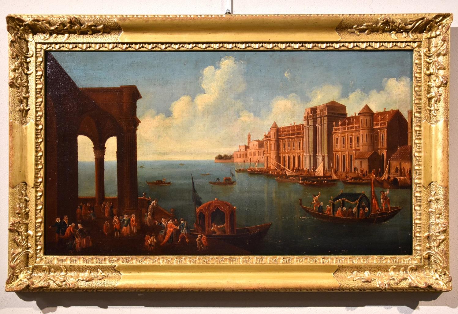Architectural Venice Paint Oil on canvas Old master 18/18th Century ...