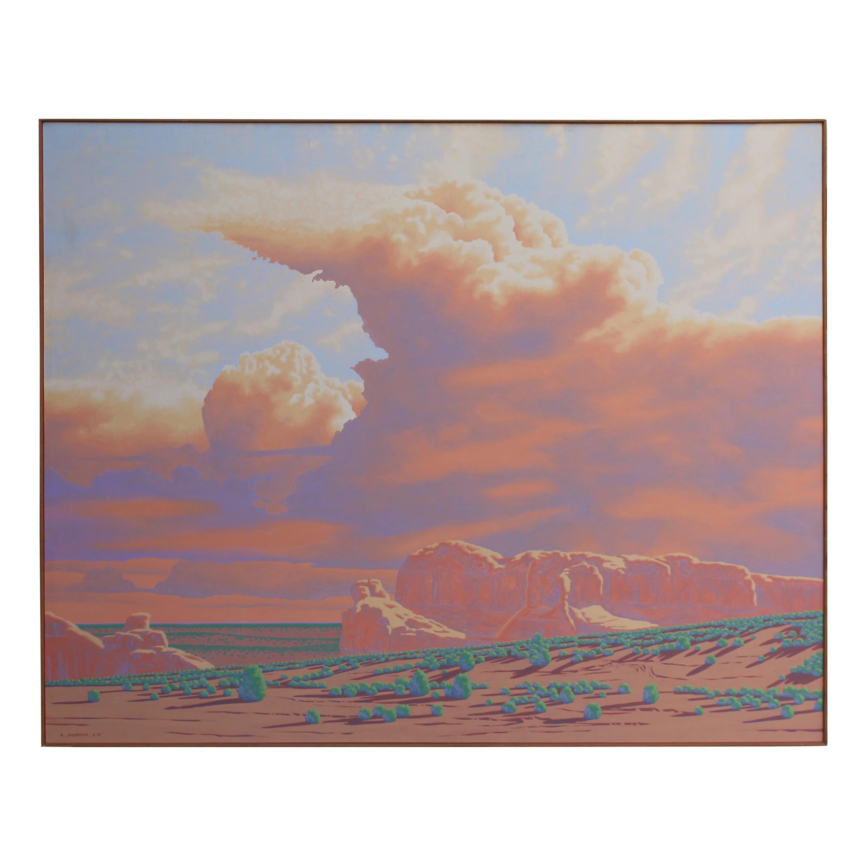 Landscape Painting by Ray Jacobsen titled Desert Portal at 1stDibs ...