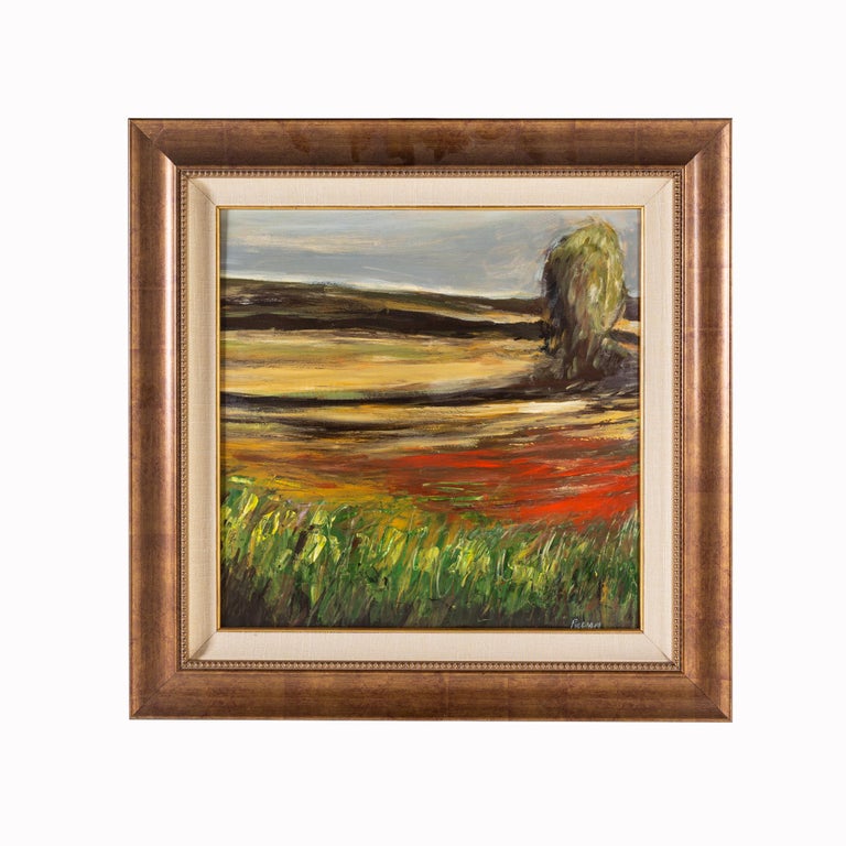 Landscape Painting Oil on Canvas Signed Pulliam For Sale at 1stDibs