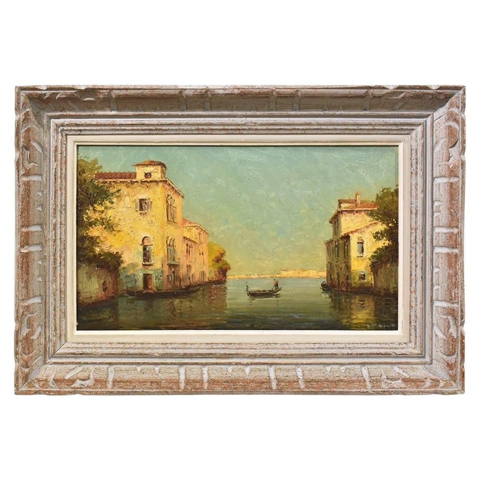 Rene Besset’s Nu Allonge, French Art Deco Painting Oil on Canvas at 1stDibs