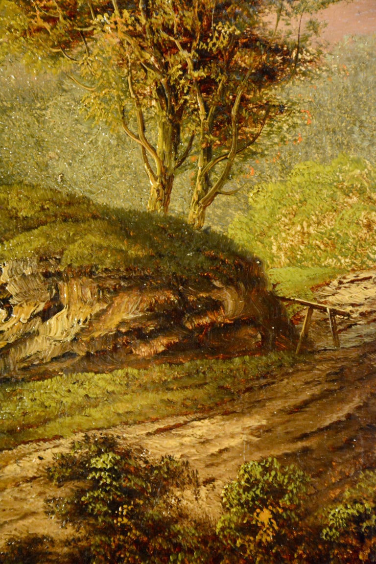 "Landscape" Signed C. Morris For Sale at 1stDibs