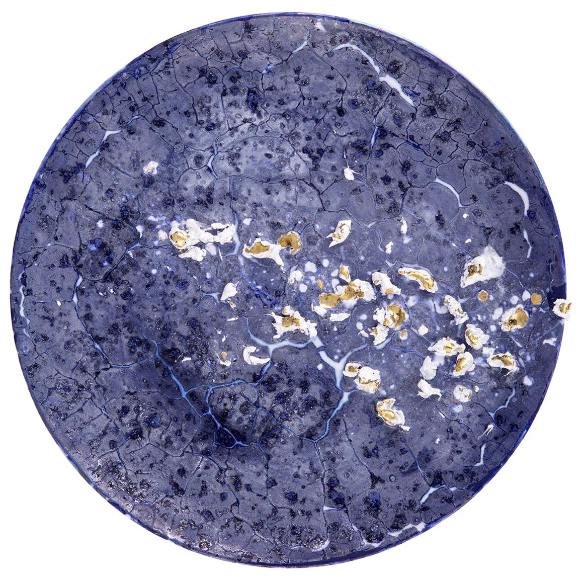 Cell Wall Plate Blue For Sale at 1stDibs