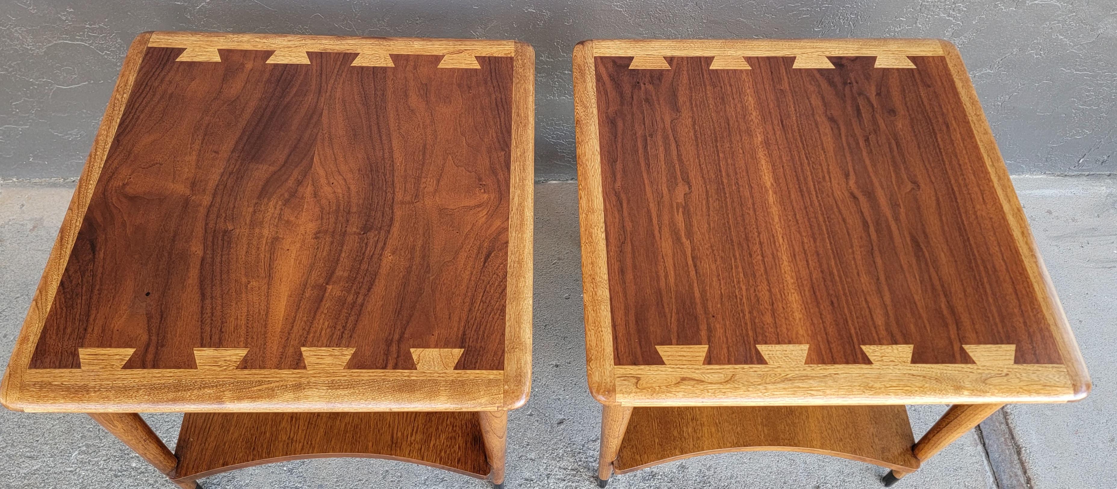 Mid-Century Modern Lane Acclaim End Tables, a Pair at 1stDibs