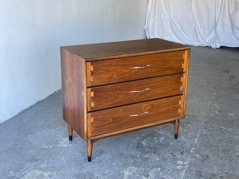 Lane Acclaim Mid-Century Modern Walnut Small Dresser at 1stDibs