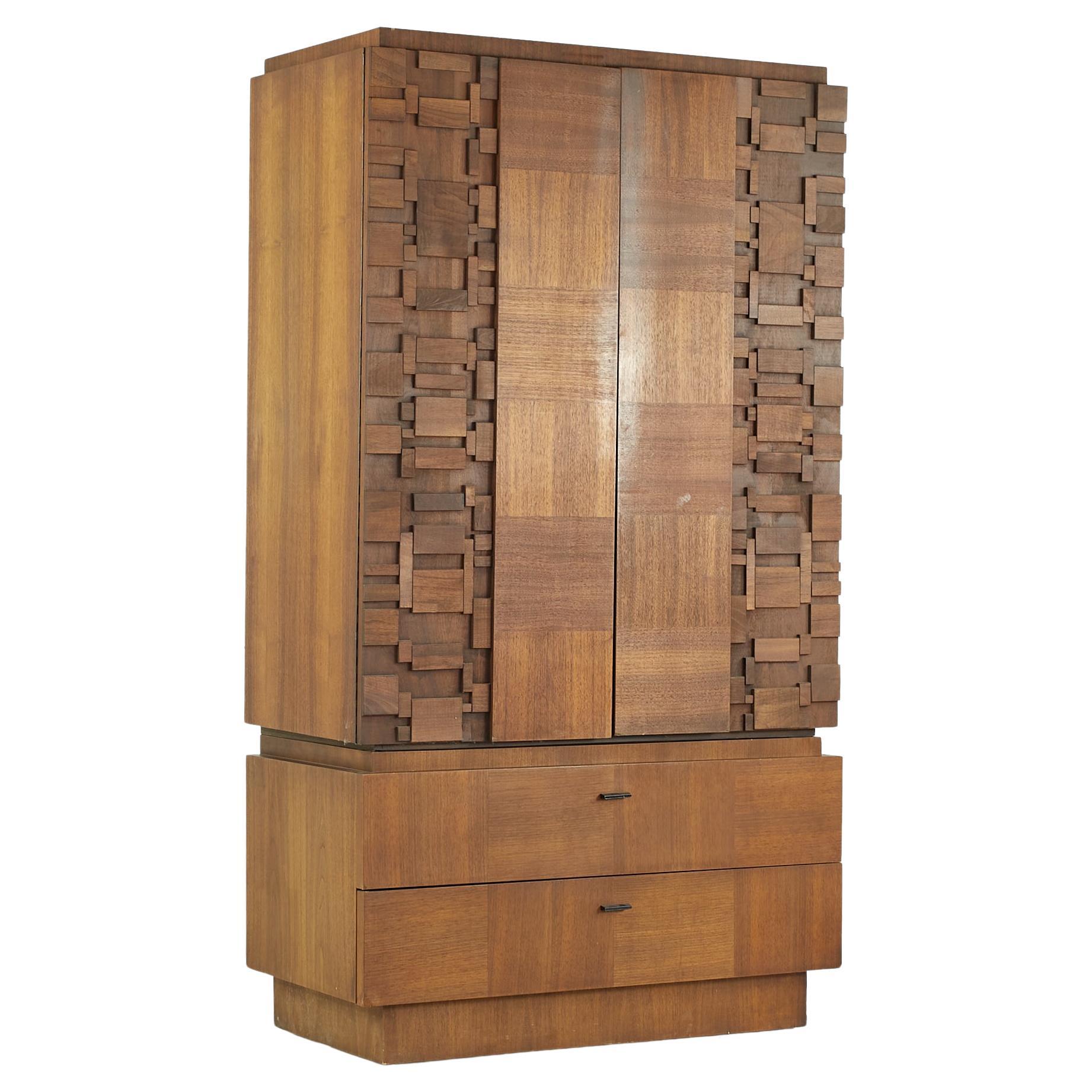 Rare Mid-Century Modern Armoire Dresser by Lane at 1stDibs | armour ...