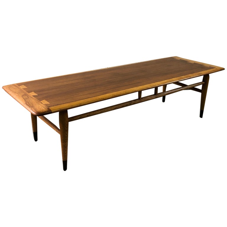 Lane Furniture Co Dovetail Walnut Coffee Table at 1stDibs