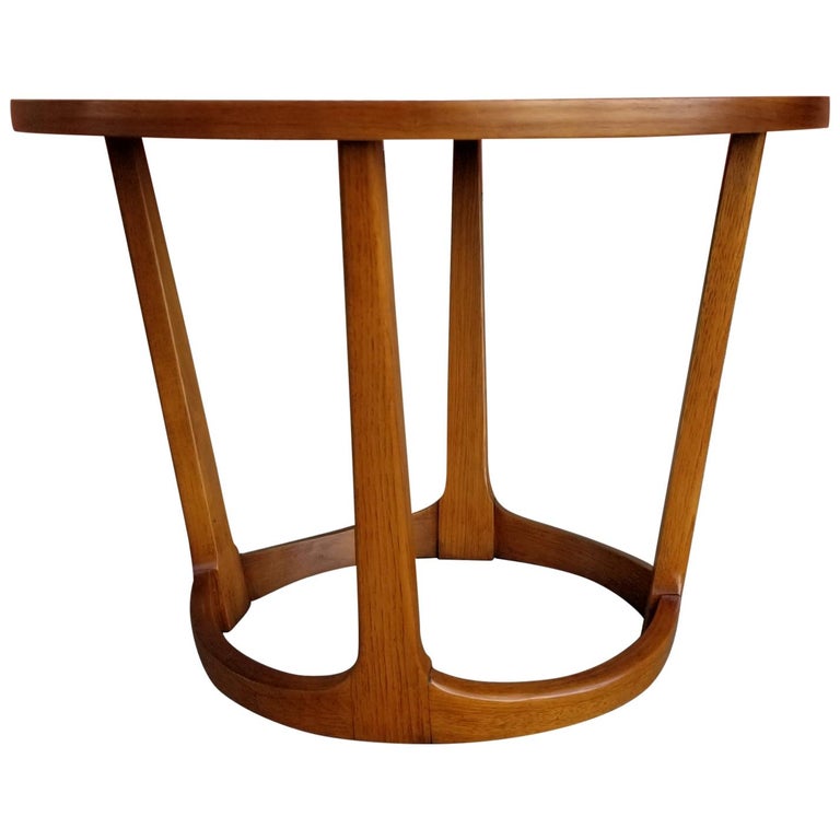 Lane Furniture Round End Table at 1stDibs