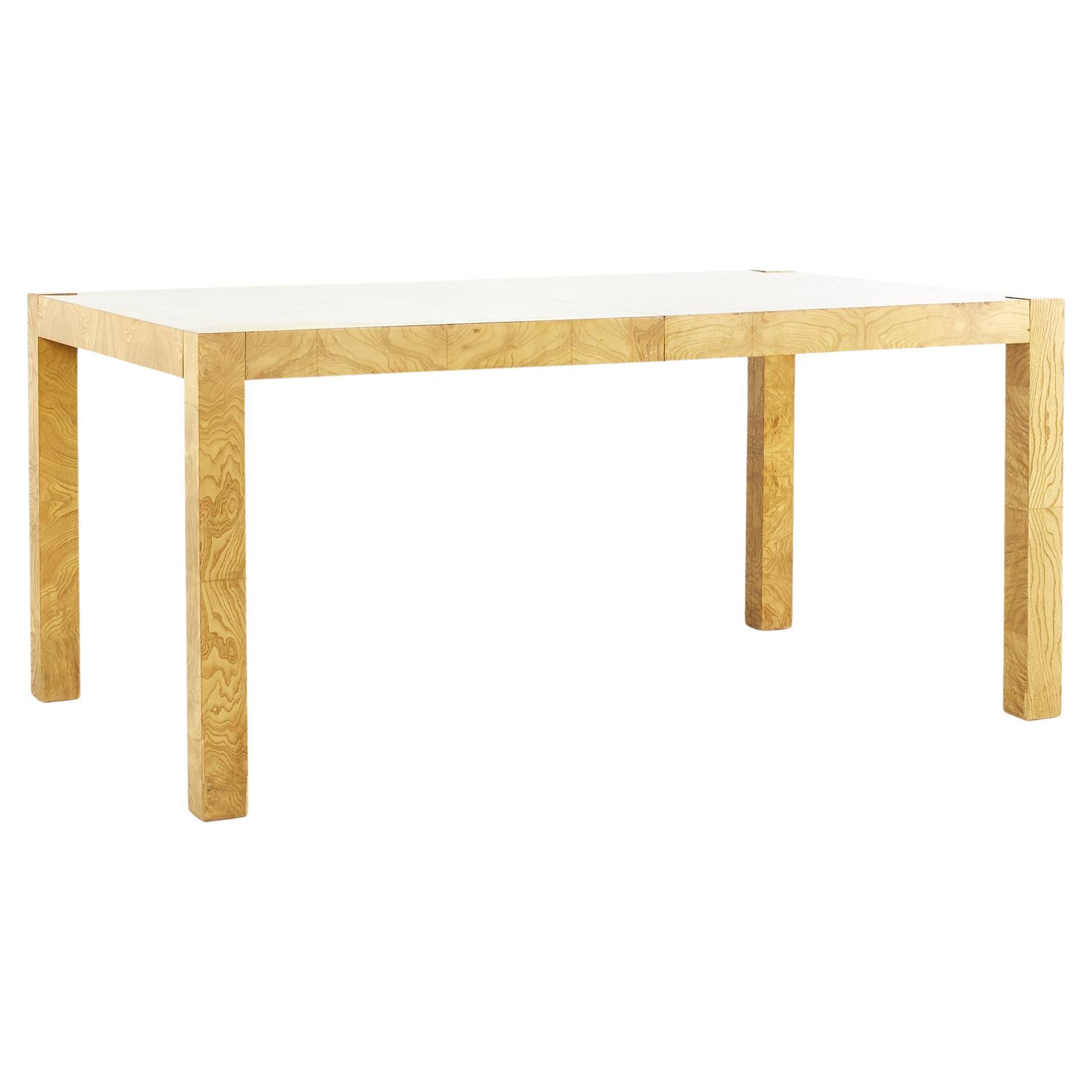 Vladimir Kagan Midcentury "Cubist" Dining Table with Leaves and Console ...