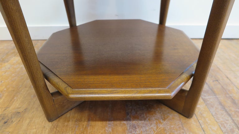 Lane Mid-Century Modern Hexagon Side Table at 1stDibs
