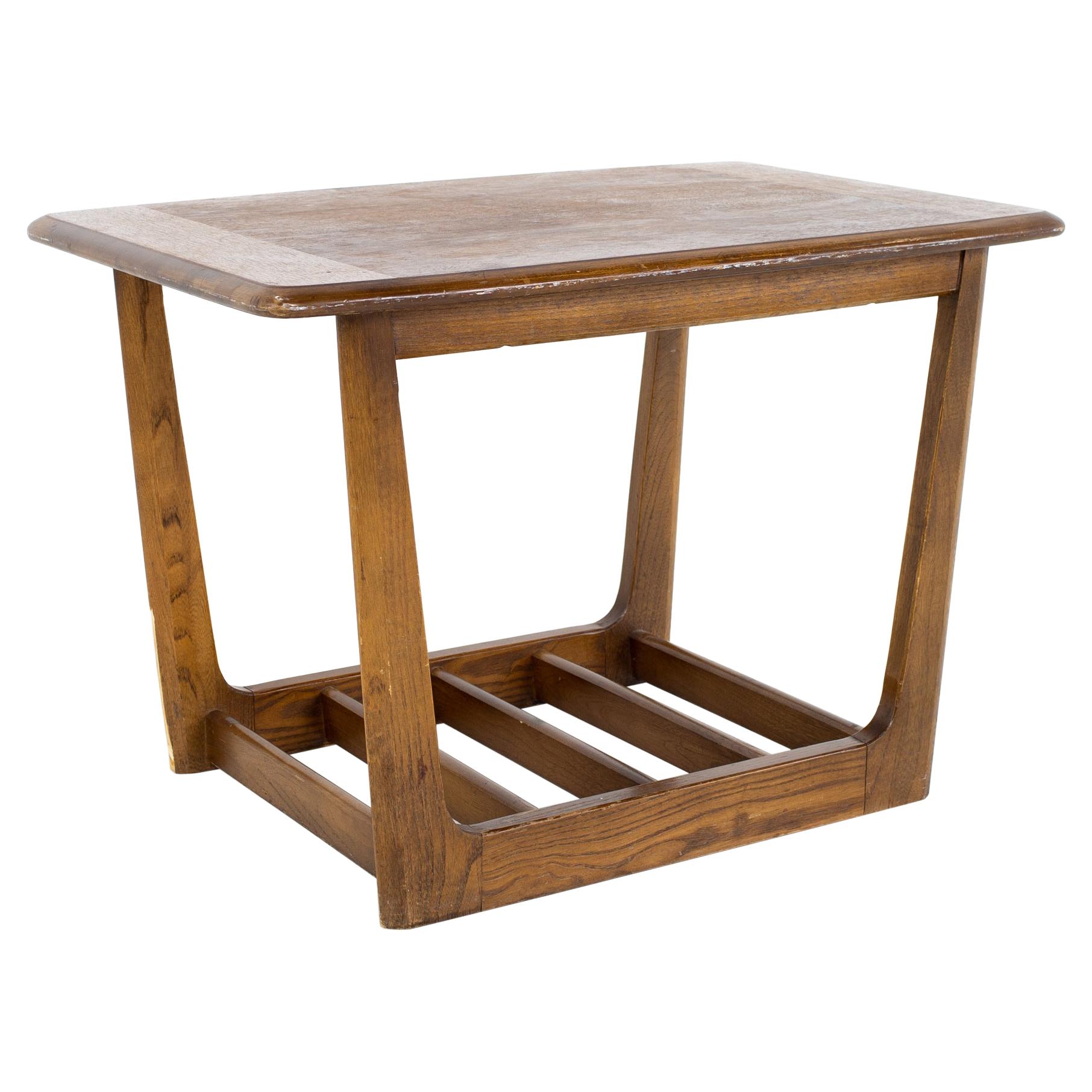 Mid-Century Modern Walnut End Tables by Lane at 1stDibs