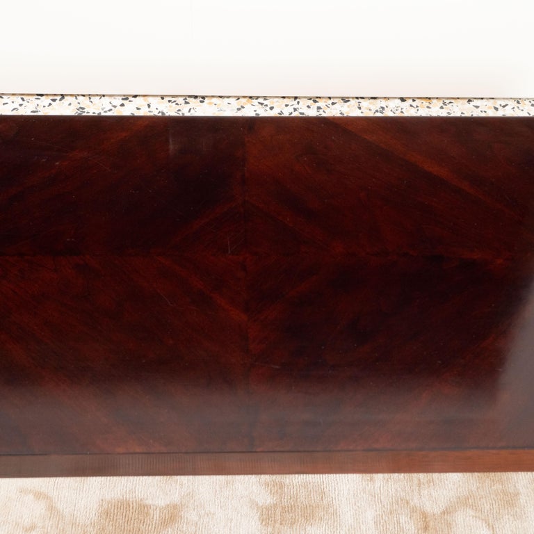 Lane Midcentury Dark Mahogany Coffee Table For Sale at 1stDibs
