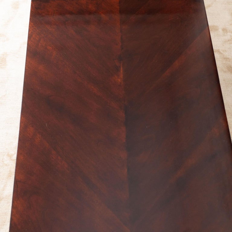 Lane Midcentury Dark Mahogany Coffee Table For Sale at 1stDibs
