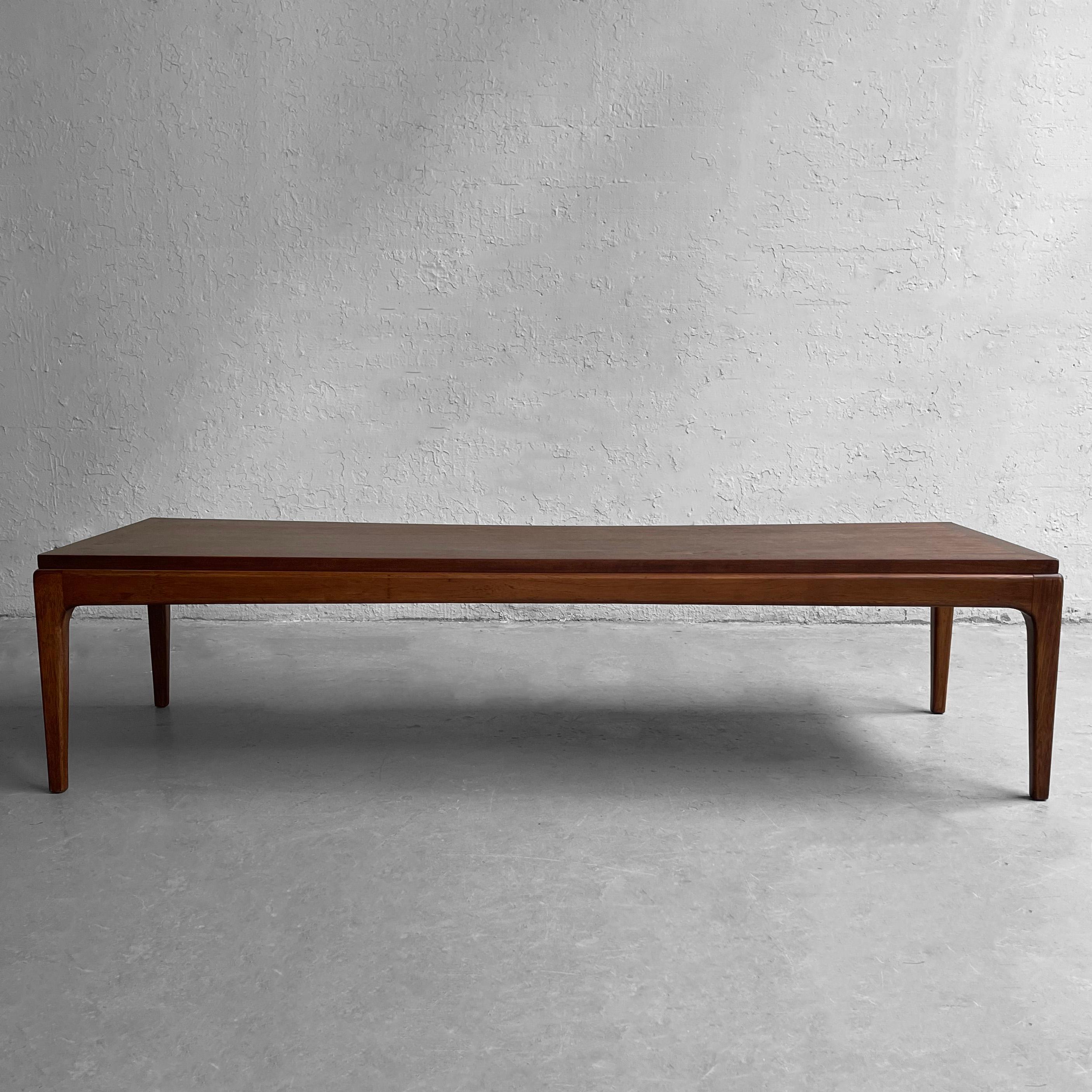 Lane Rhythm Collection Walnut Coffee Table at 1stDibs