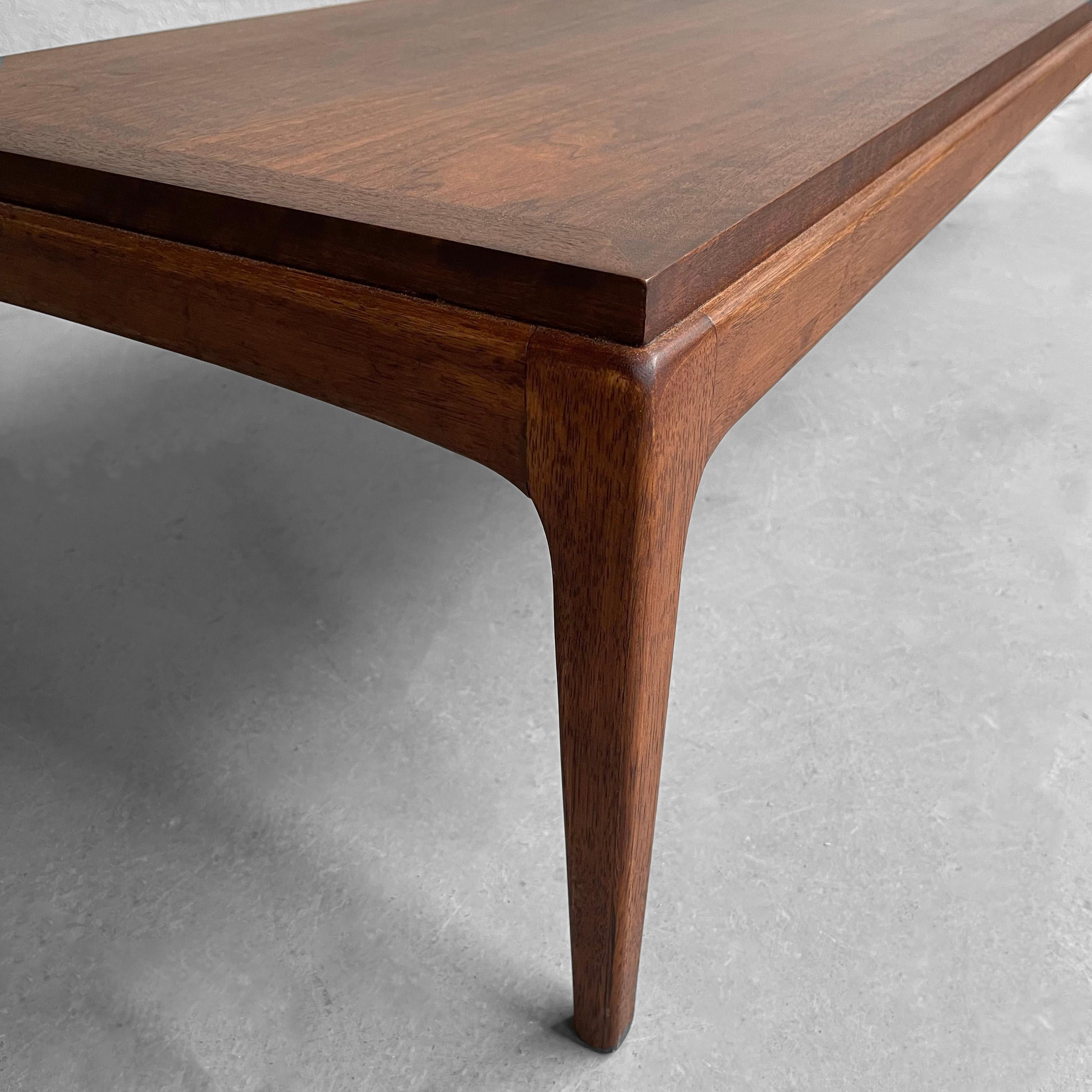 Lane Rhythm Collection Walnut Coffee Table at 1stDibs