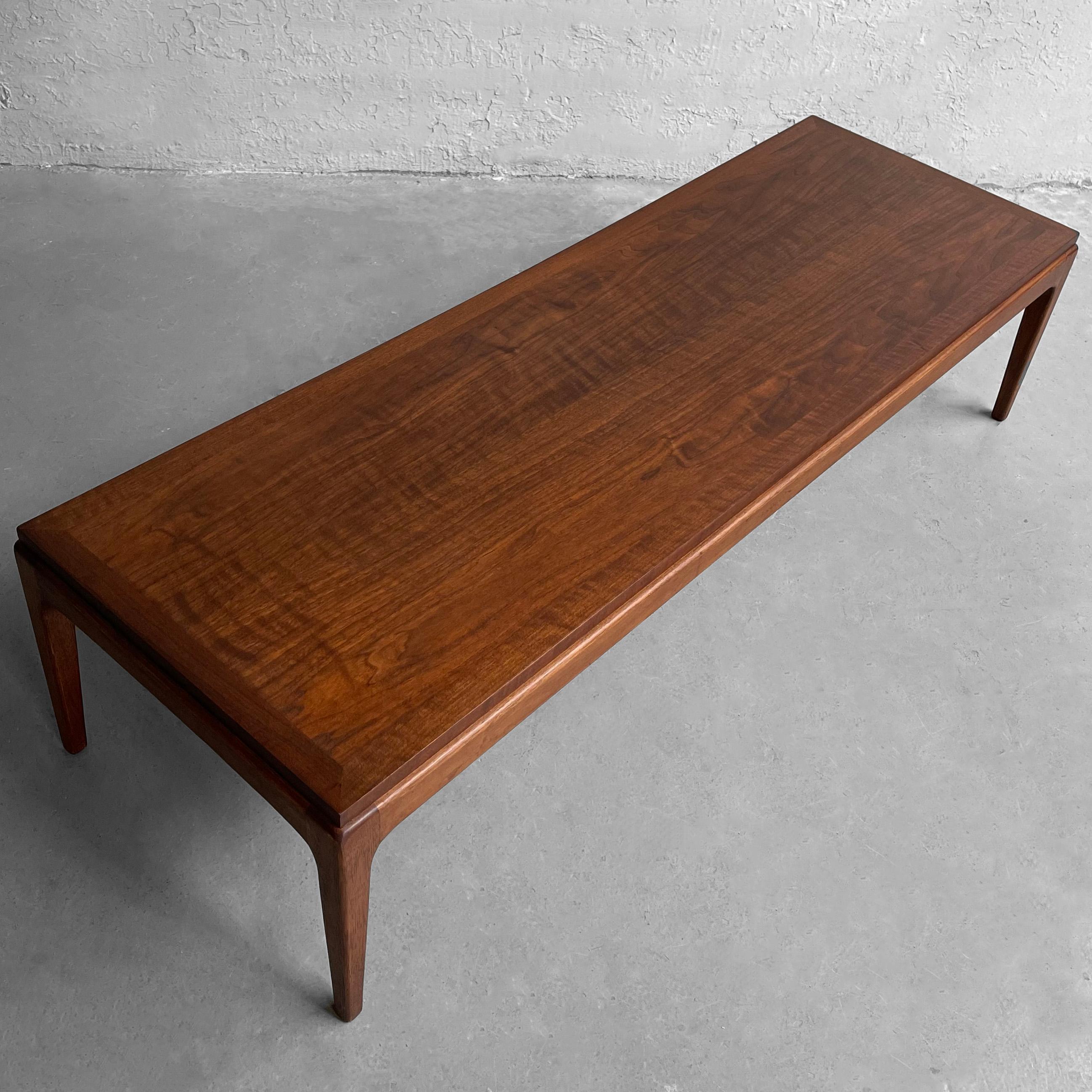 Lane Rhythm Collection Walnut Coffee Table at 1stDibs