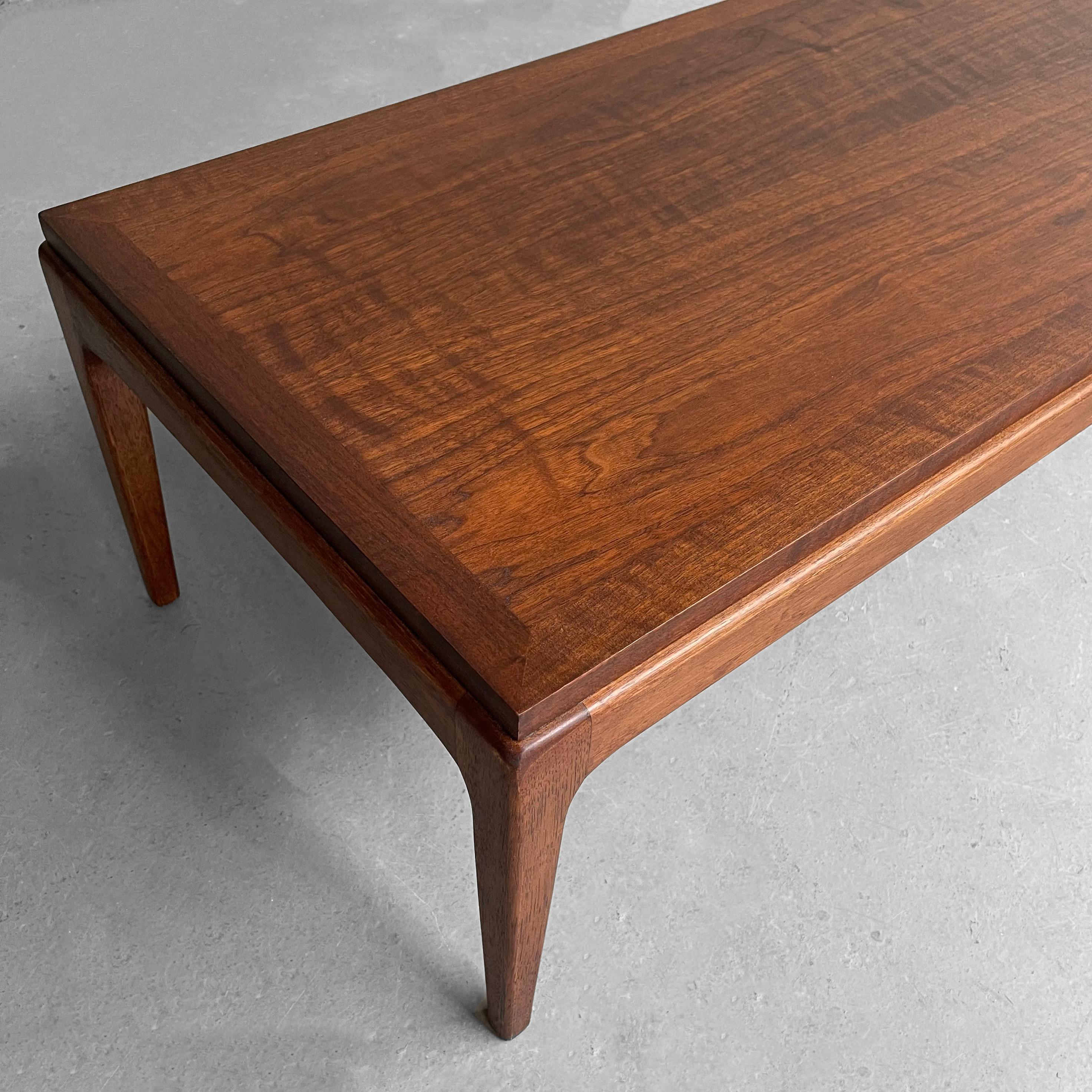 Lane Rhythm Collection Walnut Coffee Table at 1stDibs