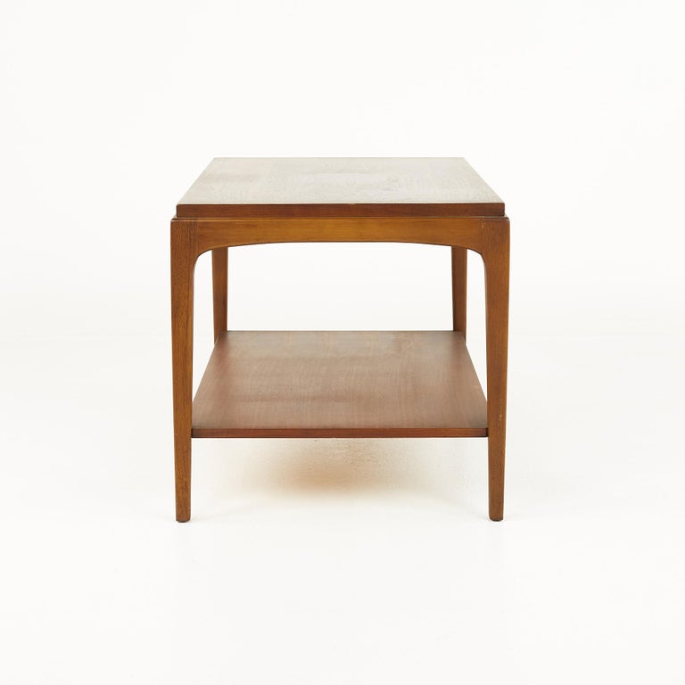 Lane Rhythm Mid Century Walnut Side End Tables, Pair at 1stDibs | lane ...