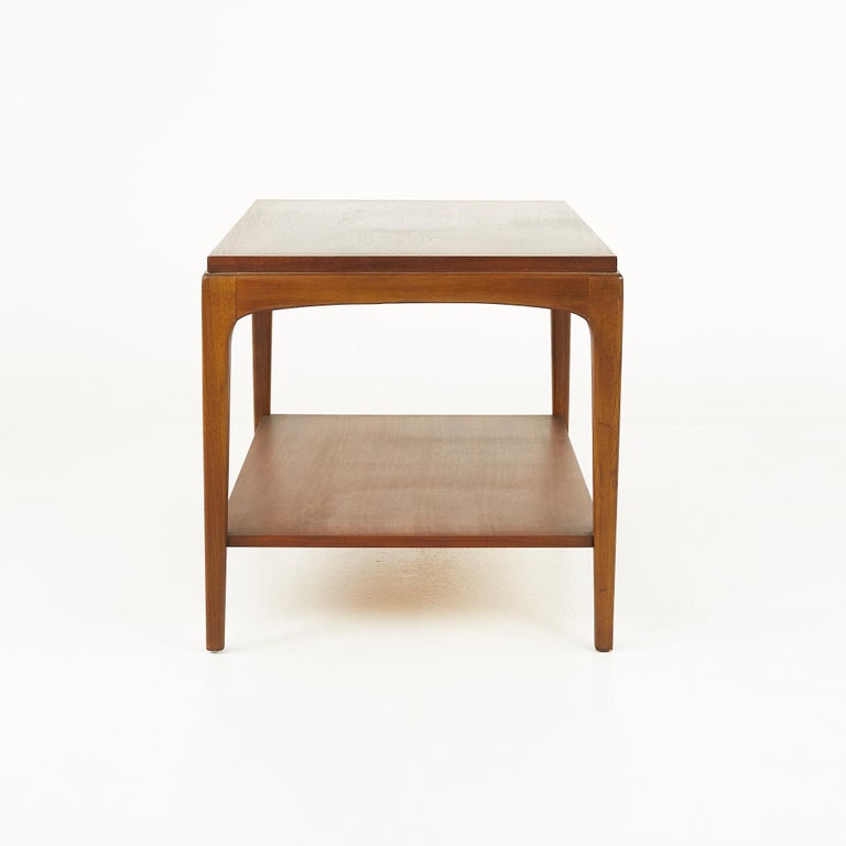Lane Rhythm Mid Century Walnut Side End Tables, Pair at 1stDibs | lane ...