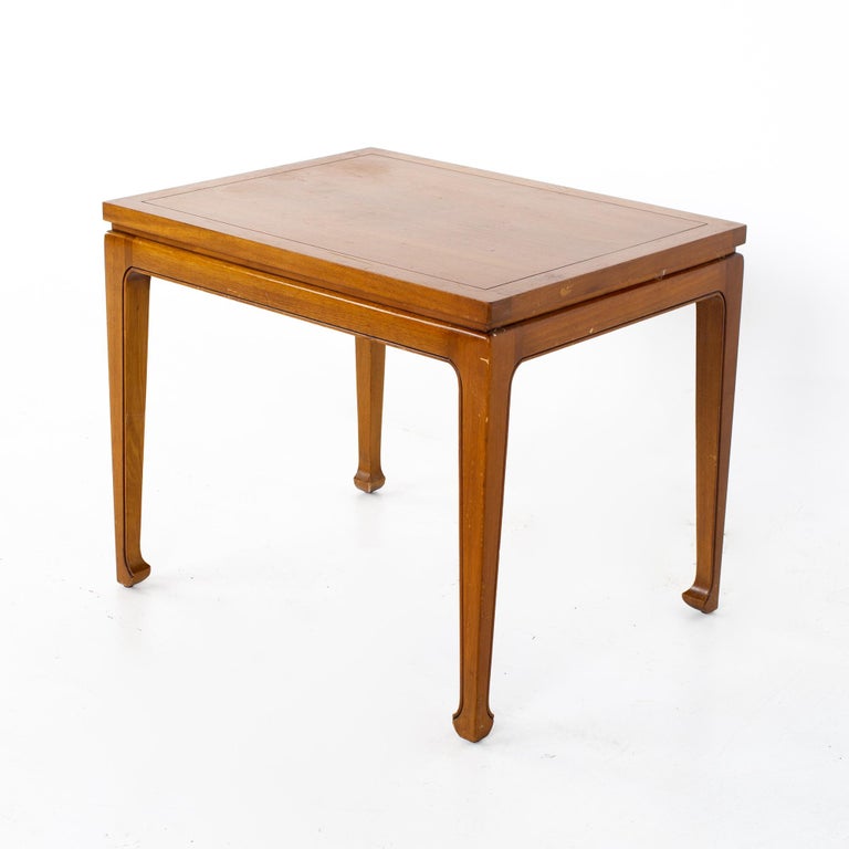 Lane Rhythm Style Fine Arts Furniture Company Mid Century Walnut Side ...