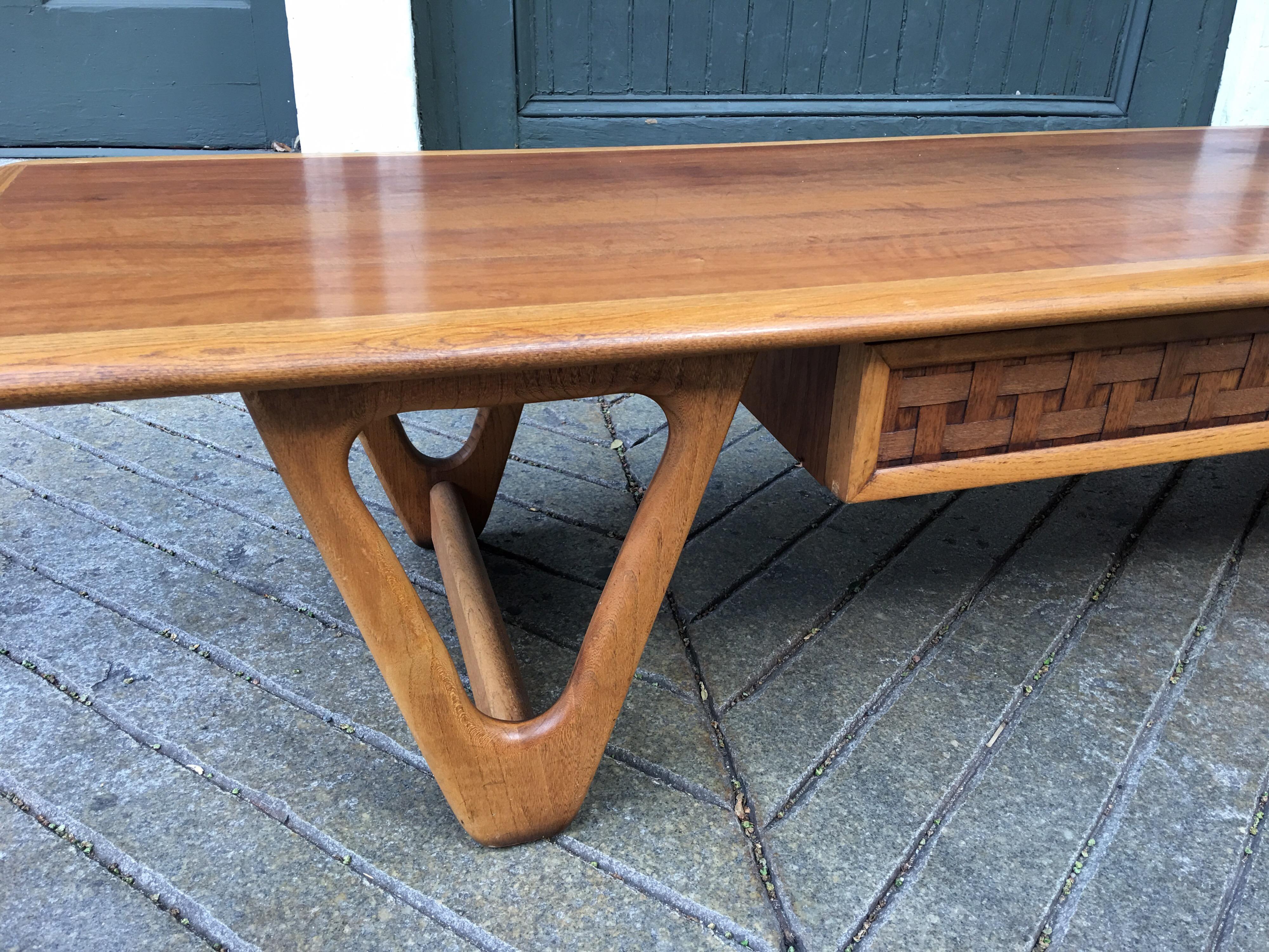 Lane Walnut Coffee Table at 1stDibs