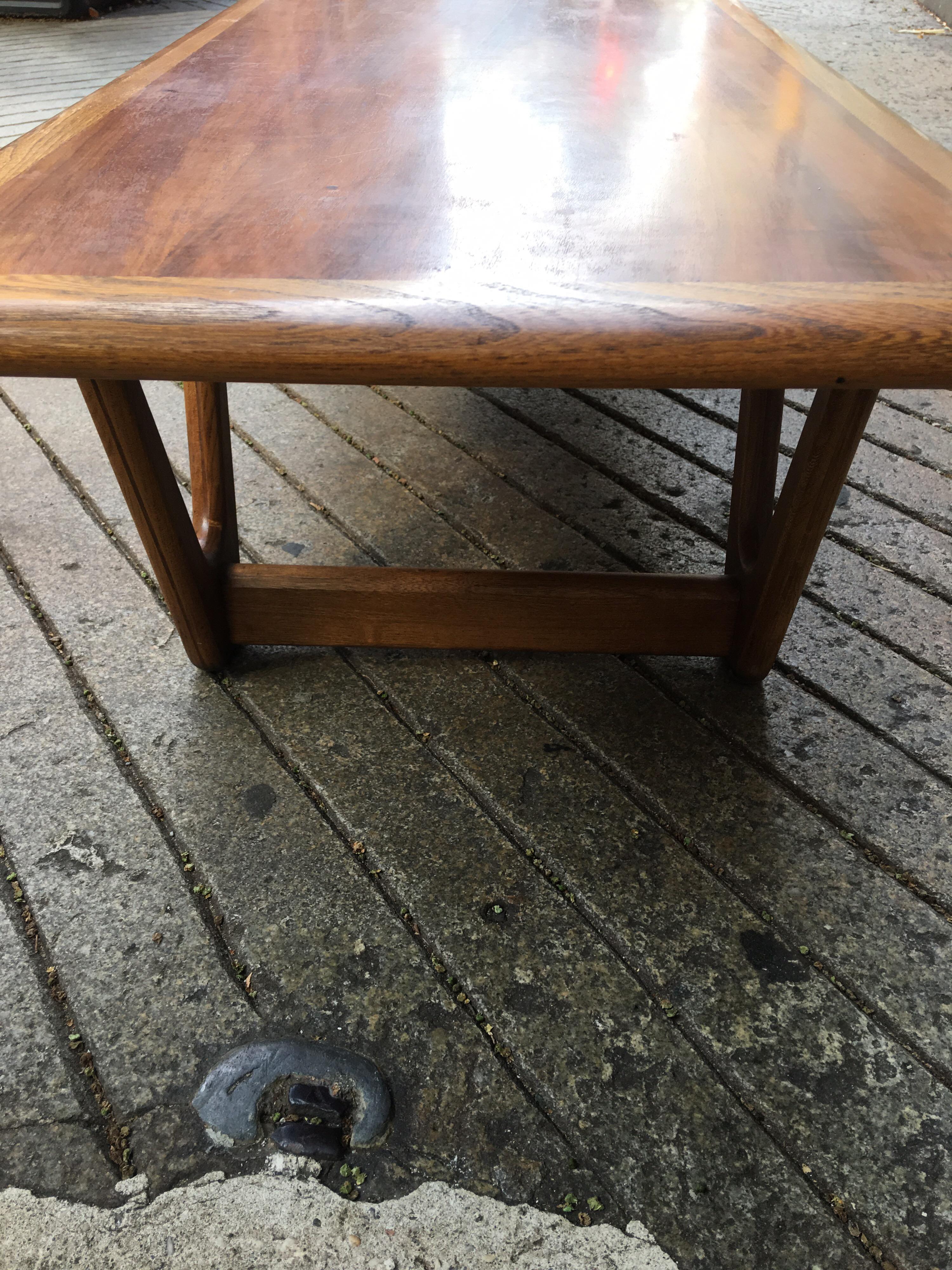 Lane Walnut Coffee Table at 1stDibs