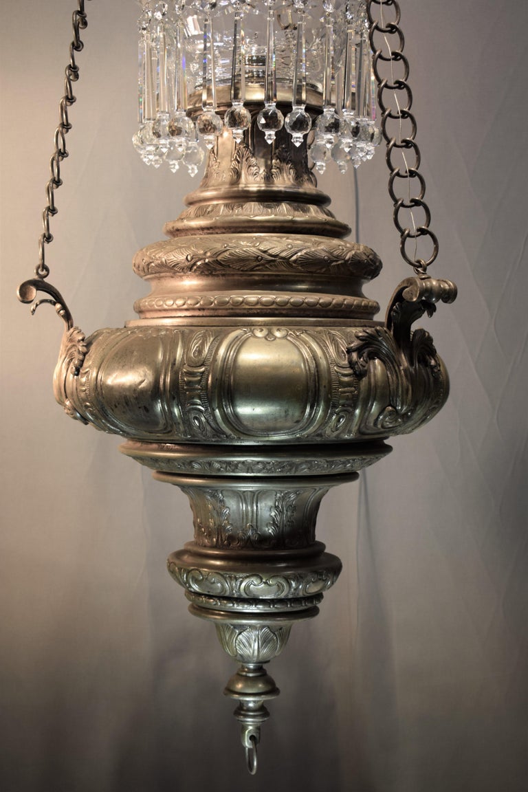 A very fine silver over bronze repousse and chased pendant For Sale at ...