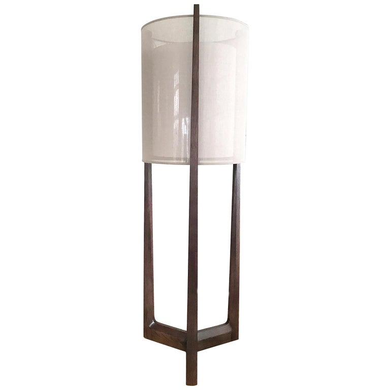 Lantern Wooden Floor Lamp Interlock André Fu Living Modern Oak New For ...