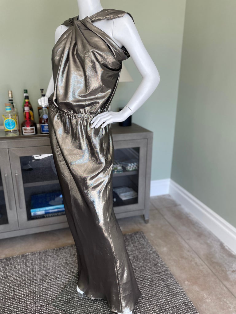 Lanvin by Alber Elbaz Gold Goddess Gown from Spring 2014 For Sale at ...
