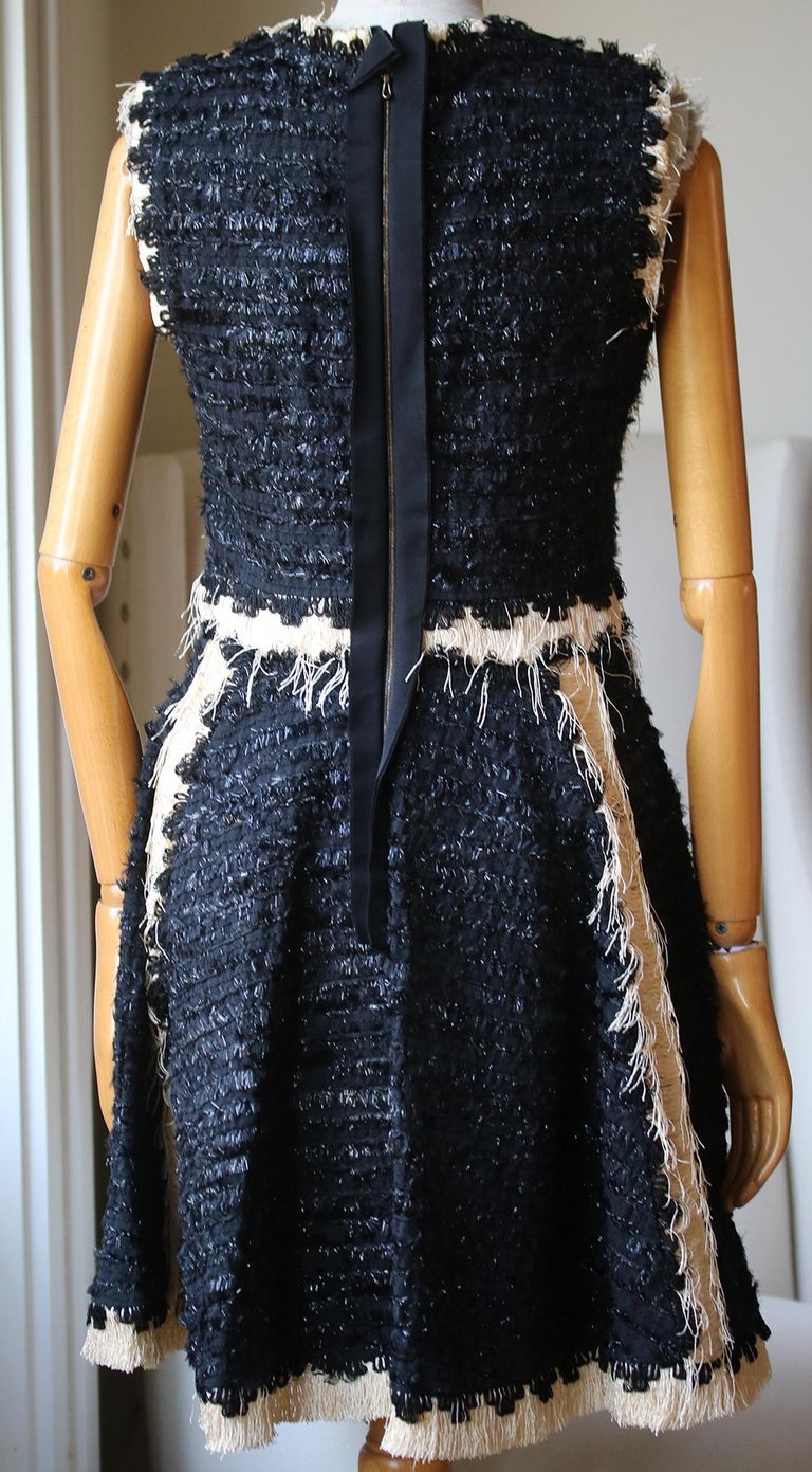 Lanvin Glitter Lamé Fringe Dress For Sale at 1stDibs