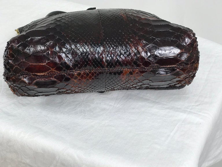 Lanvin Happy Red Python Black Trim Shoulder Bag at 1stDibs | lanvin ...