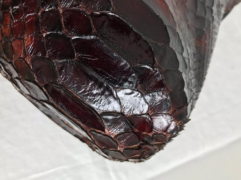 Lanvin Happy Red Python Black Trim Shoulder Bag at 1stDibs | lanvin ...