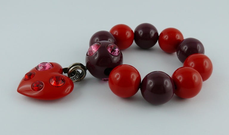 Lanvin Heart Charm Bracelet at 1stDibs