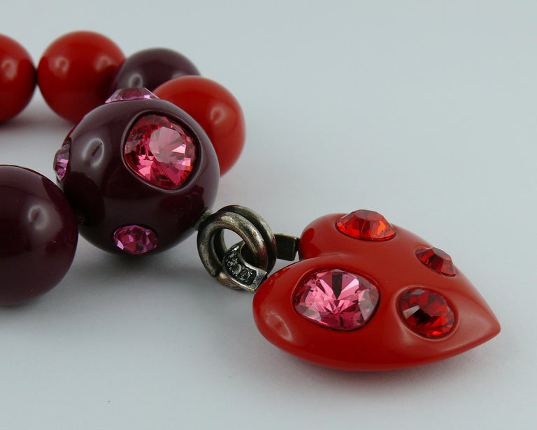 Lanvin Heart Charm Bracelet at 1stDibs