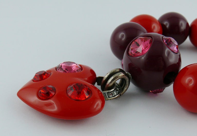 Lanvin Heart Charm Bracelet at 1stDibs