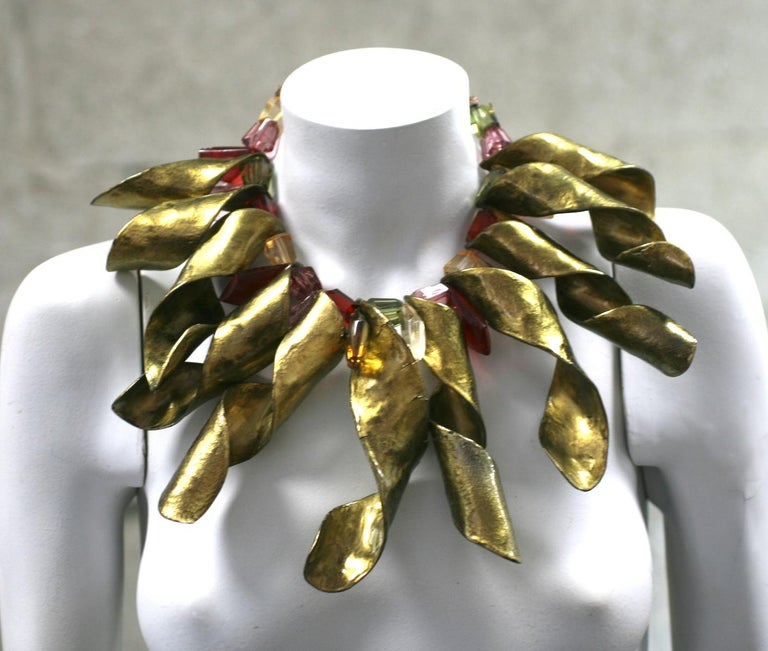 Lanvin Massive Coiled Runway Collar For Sale at 1stDibs