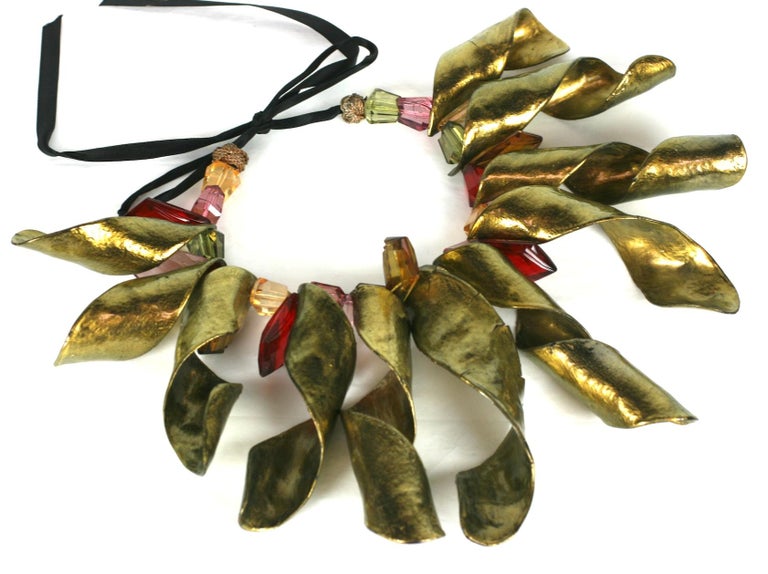Lanvin Massive Coiled Runway Collar For Sale at 1stDibs